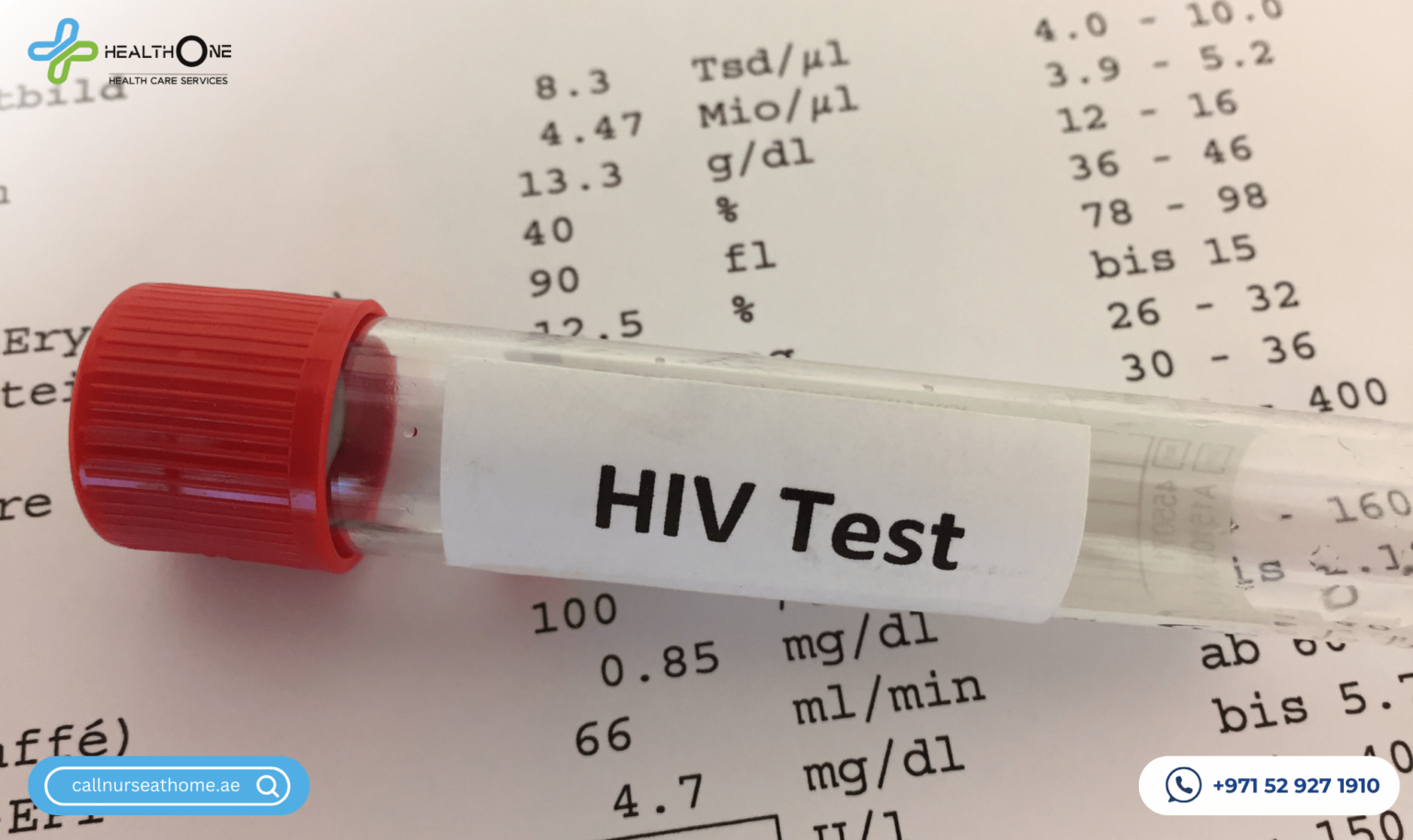 HIV Test at Home Dubai – 24/7 Convenient Testing at Home
